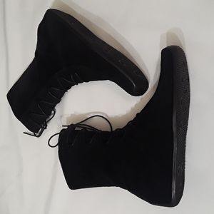 Jamie Mascaro | Shoes | Vintage Jamie Mascaro Suede Laceup Mid Calf ...